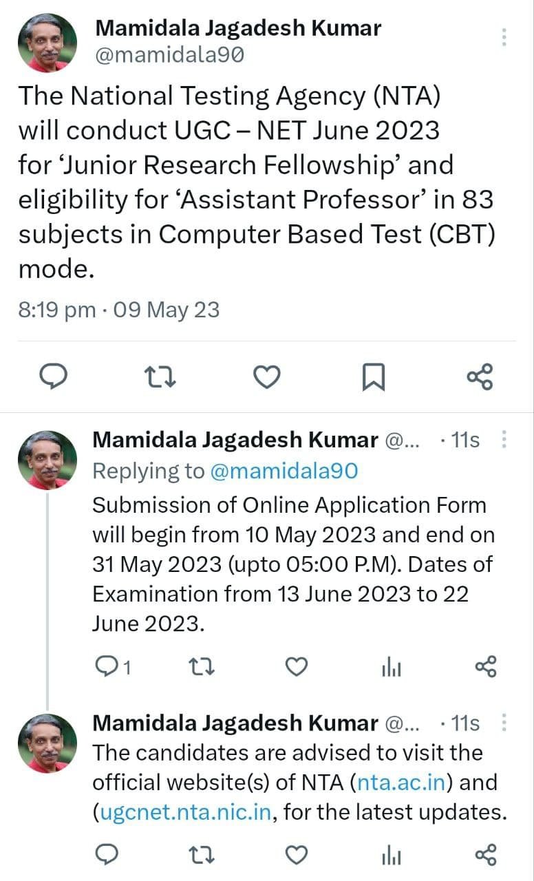 UGC NET June 2023 Notification OUT, Apply Online Best Link