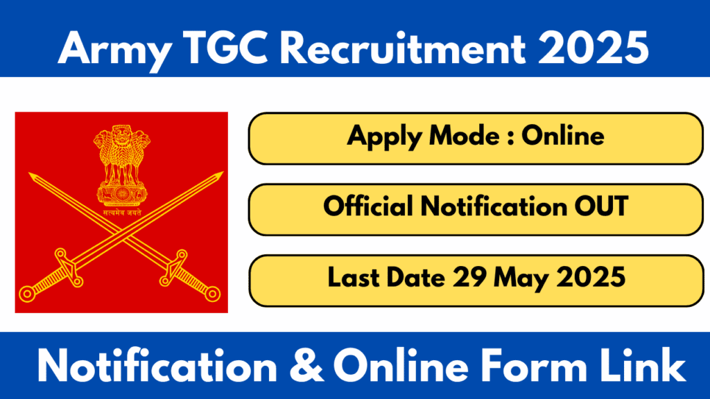 ARMY TGC Recruitment 2025