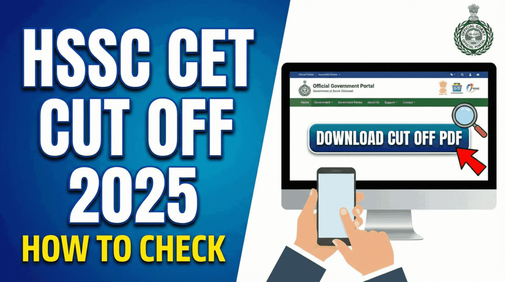 HSSC CET Cut Off 2025 – Category Wise (Updated Soon) | HSSC CET Result ...
