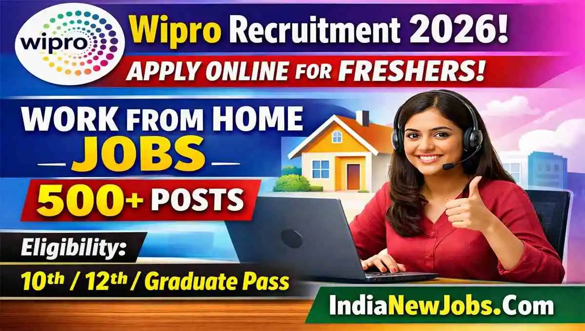 Wipro Recruitment 2026 – Apply Online For Freshers | Work From Home Jobs